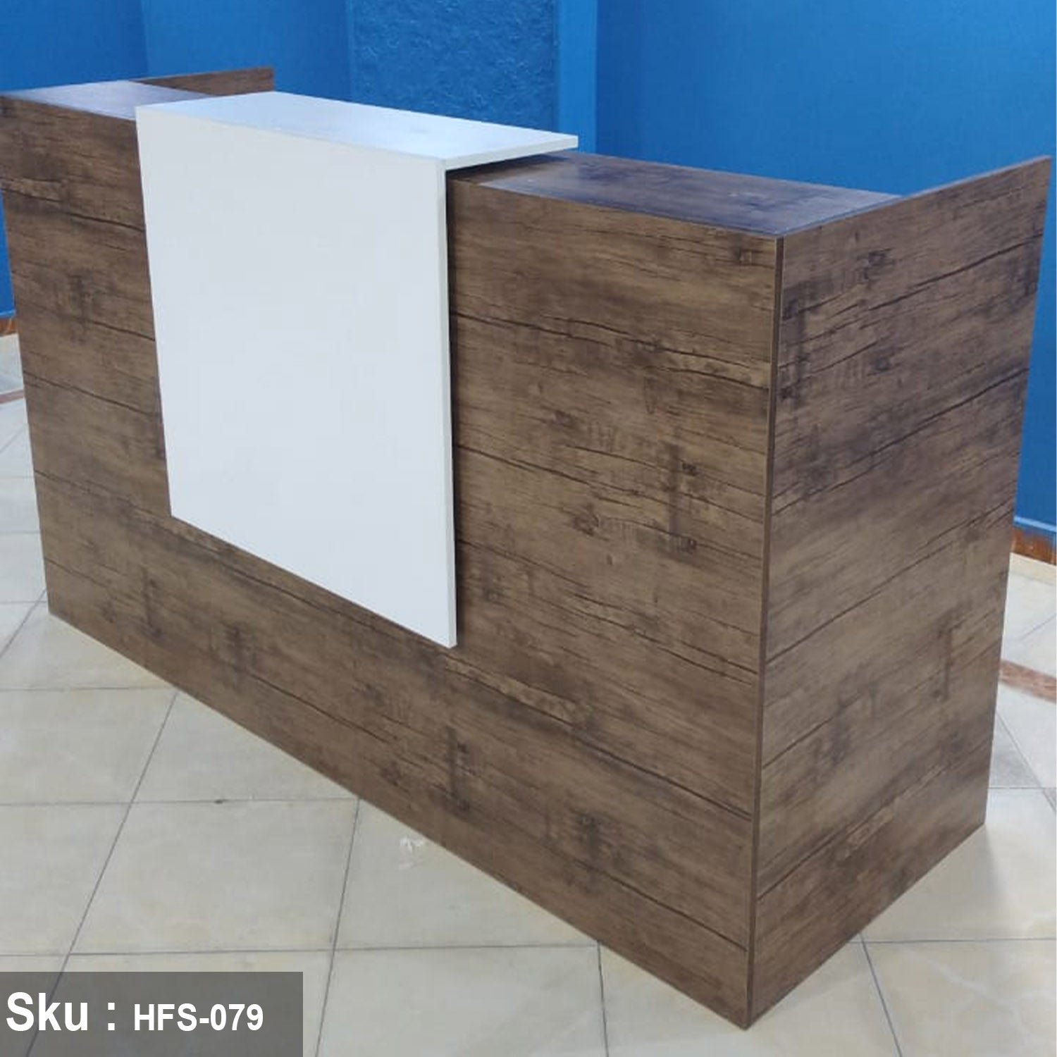 High quality MDF wood reception desk – HFS-079 – furniflex.net