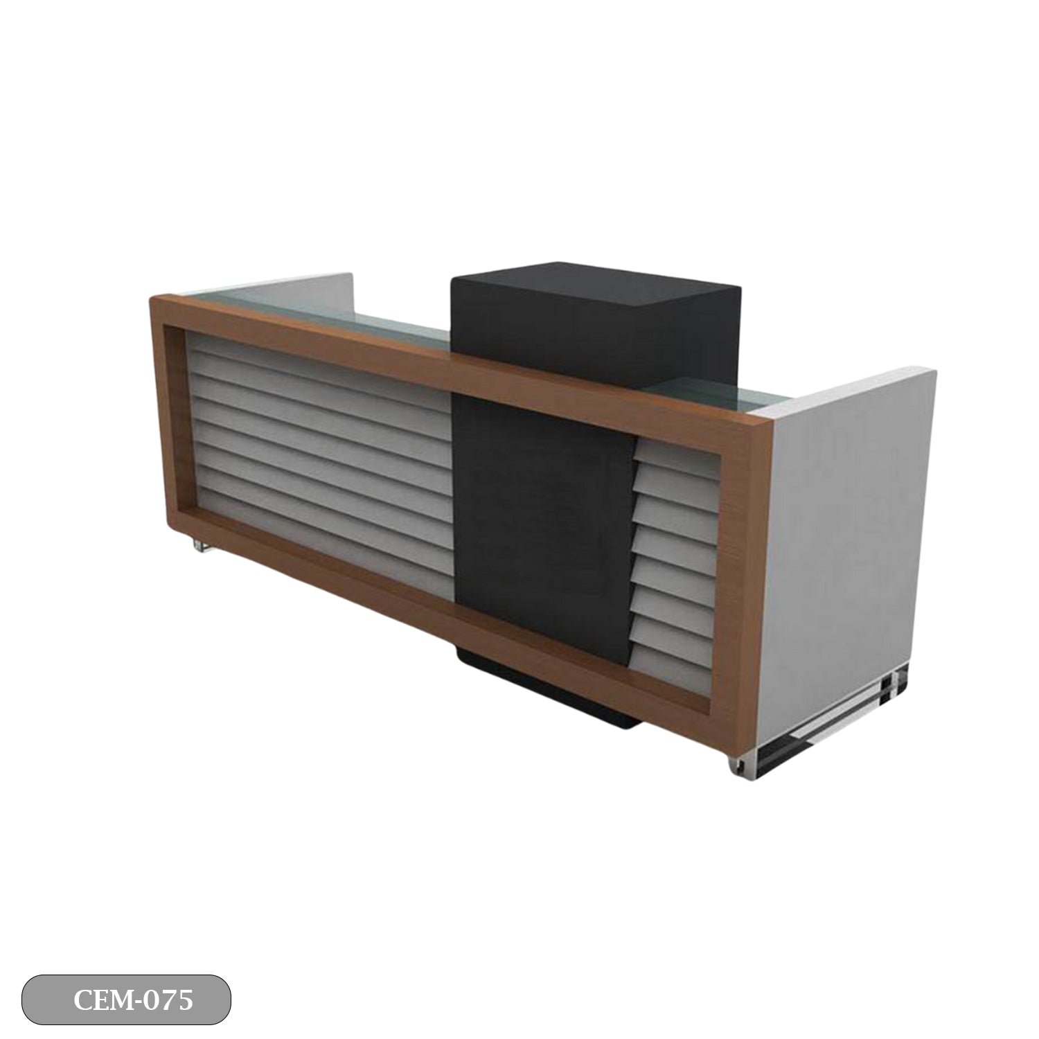 Reception desk – Reception Counter – Spanish MDF wood – CEM-075 ...