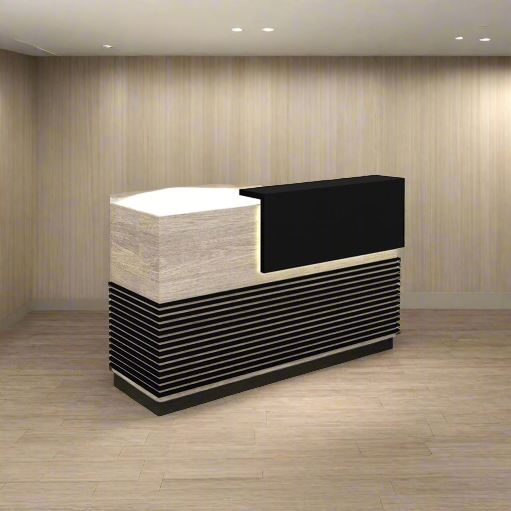 Reception desk – Reception Counter – Spanish MDF wood – CEM-079 ...