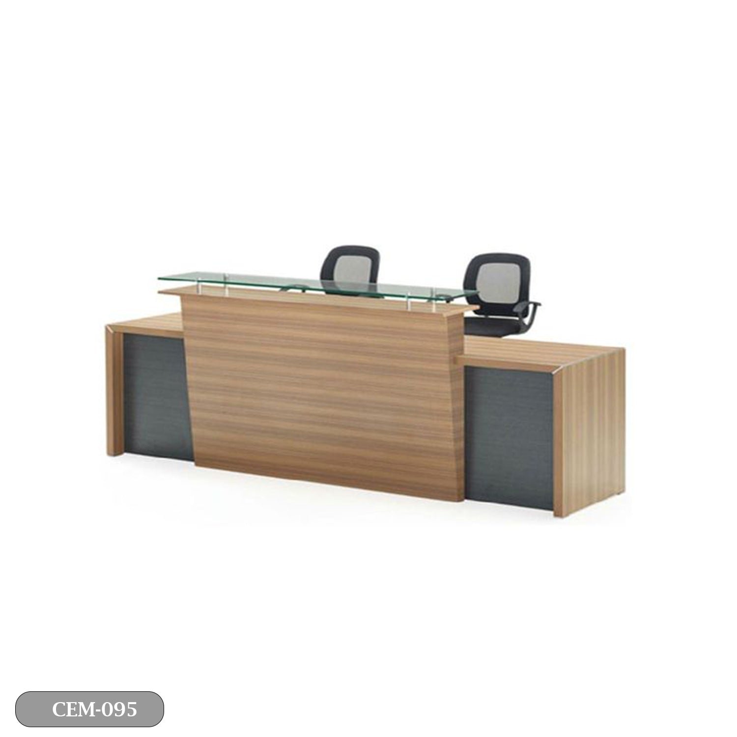 Reception desk - Reception Counter - Spanish MDF wood - CEM-095 | Furniflex