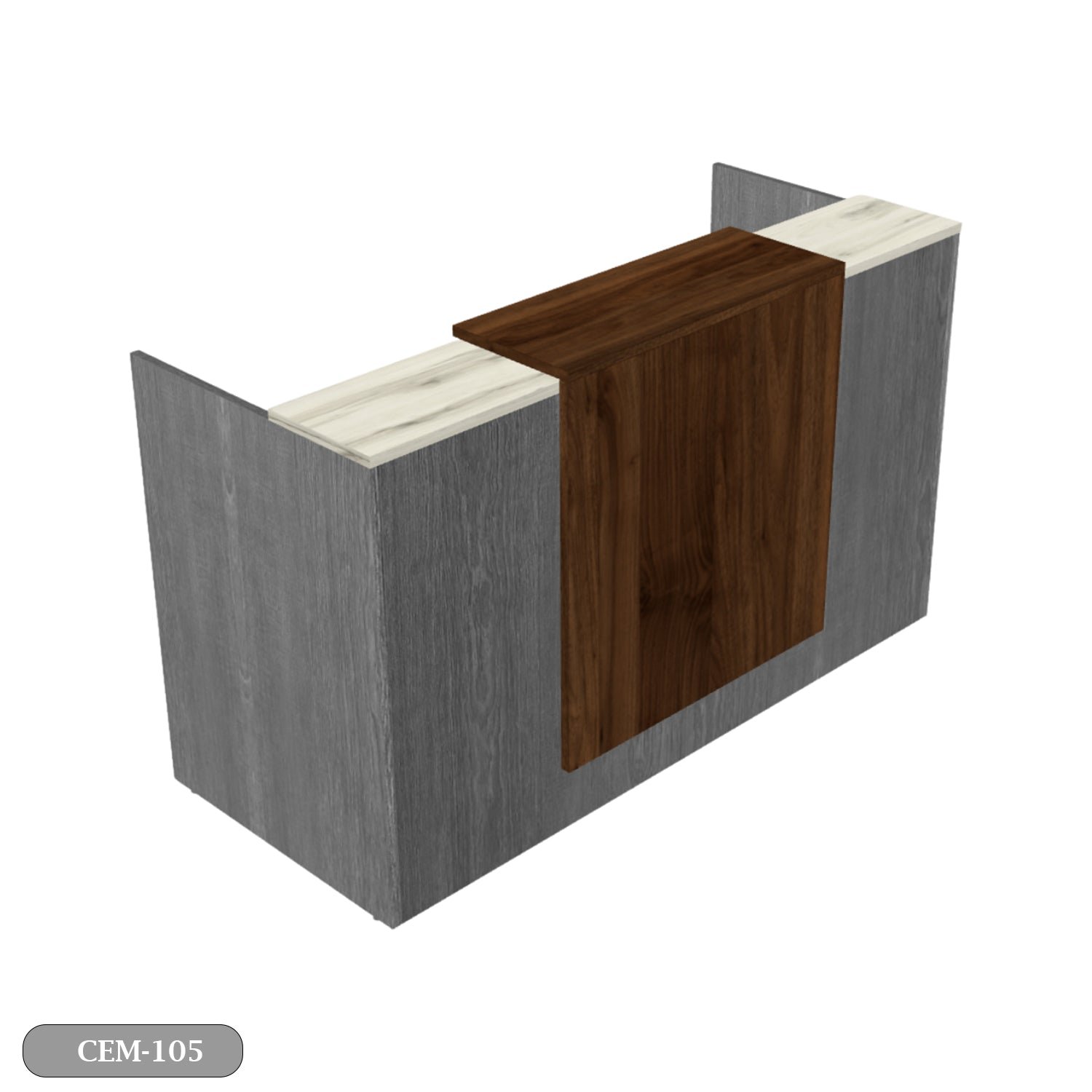Reception desk – Reception Counter – Spanish MDF wood – CEM-106 ...