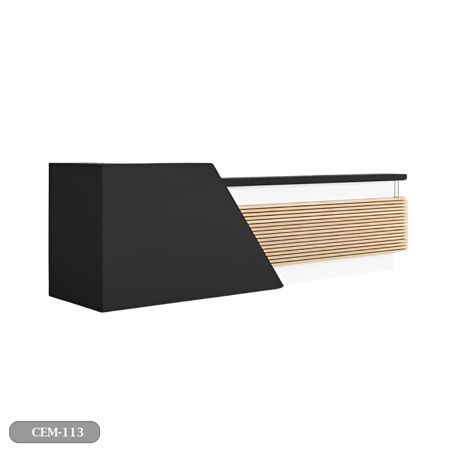 Reception desk - Reception Counter - Spanish MDF wood - CEM-113 | Furniflex