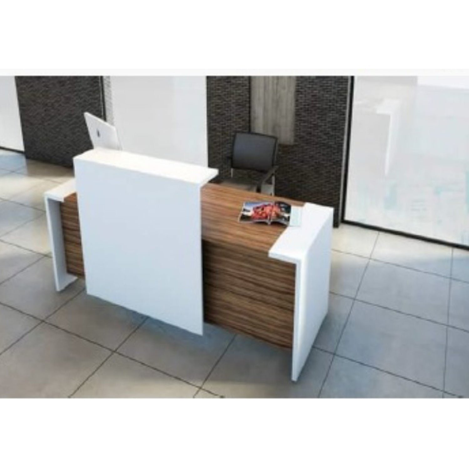Reception desk – Reception Counter – Spanish MDF wood – CEM-114 ...